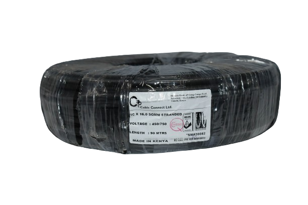 16MM Single Core Cable Black (90 MTR ROLL) – Thames Electrical