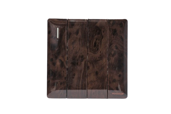 Windsor Innova Wooden 4 Gang 2 Way Switch 10A - 91364WD – Thames Electrical