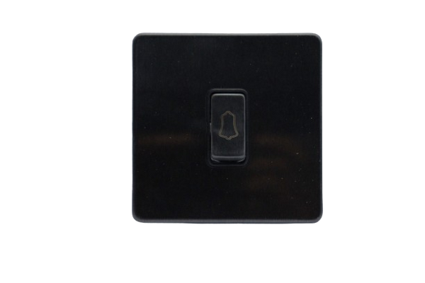 Windsor VIP Black Bell Switch 10A - VC317GB – Thames Electrical