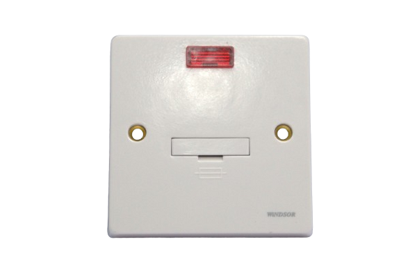 Windsor Ivory 13A Fuse Connection Unit with Neon Indicator - W413 ...