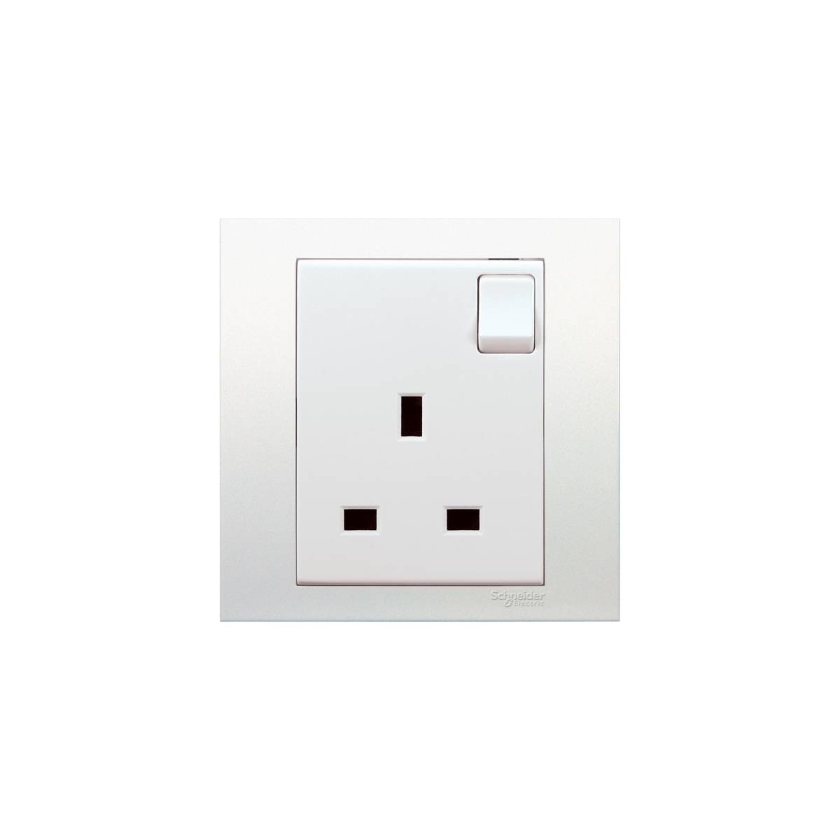 13A 1 Gang Switch Socket Vivace White (KB15) Schneider – Thames Electrical