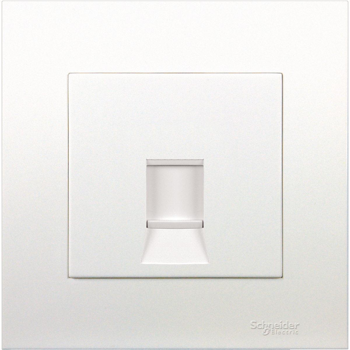 1 Gang CAT5e Data Outlet with Shutter White Vivace (KB31RJ5E) Schneide ...