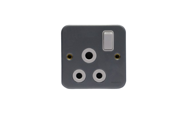 Windsor Metallic 15A Single Switched Socket - M429 – Thames Electrical